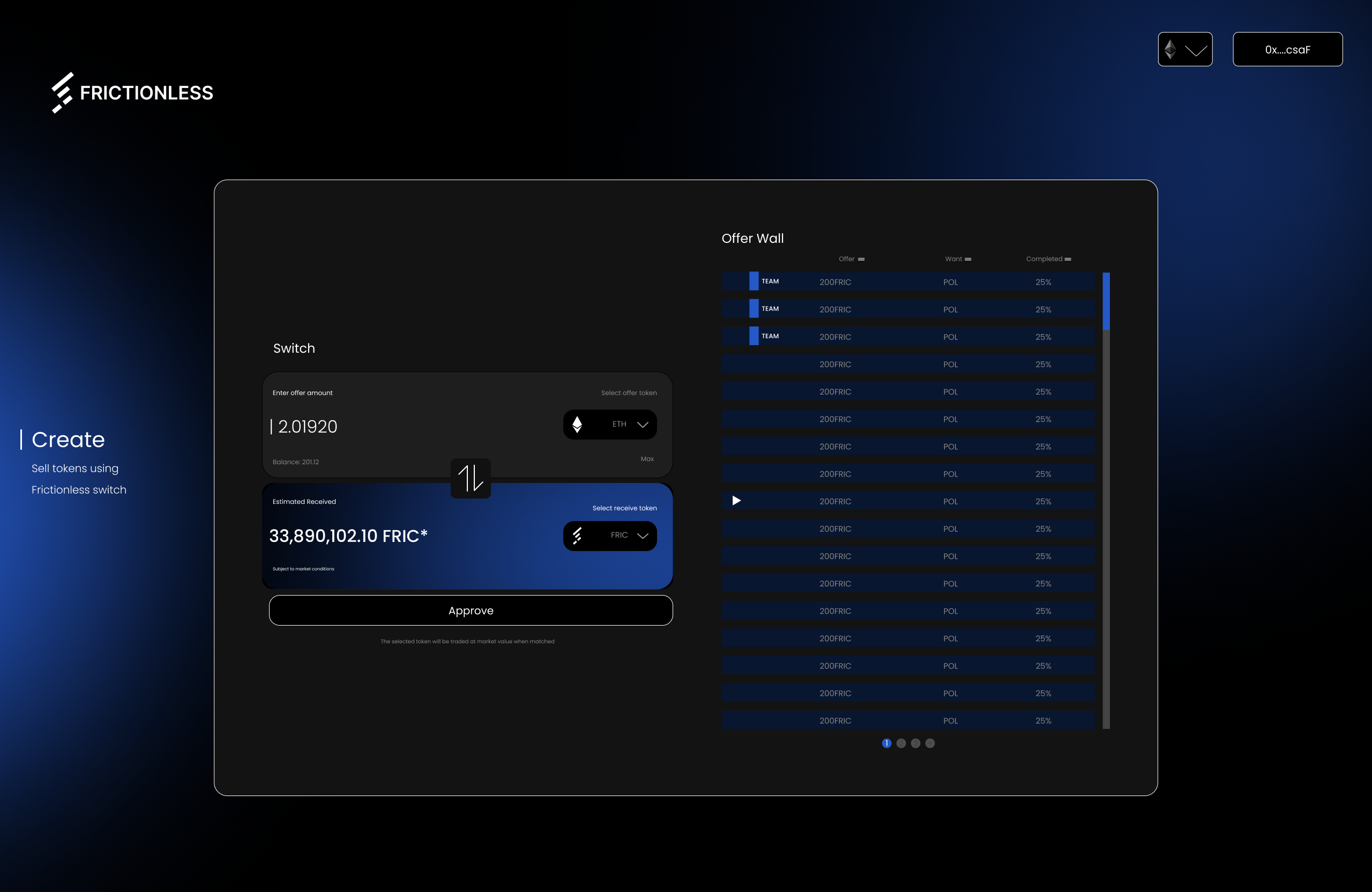 Frictionless-Network